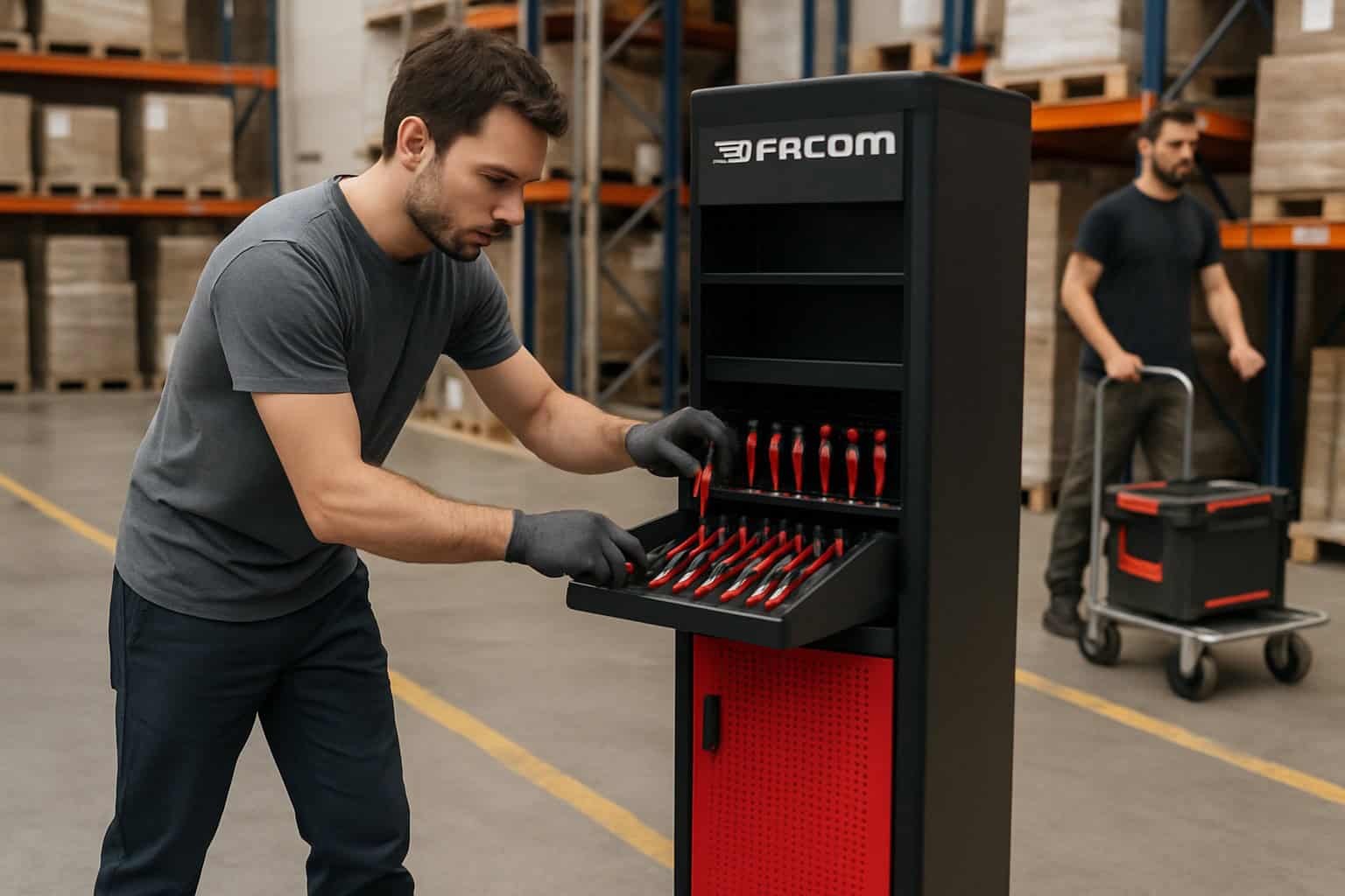 Routine simple à mettre en place pour utiliser un distributeur Facom ...